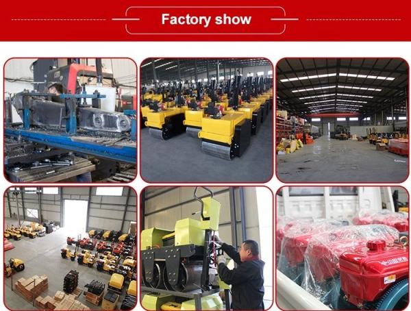 Quality Double Drums Walk Behind Asphalt Road Mini Vibrator Tandem Roller 200L Water for sale