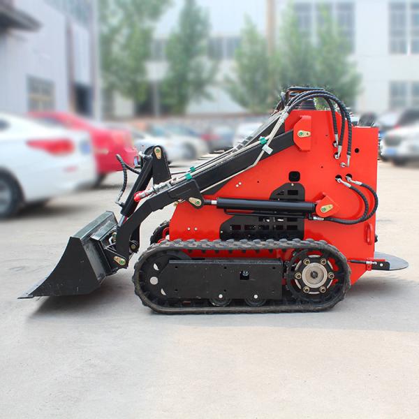 Quality BOXINHUASHENG Hydraulic Valve Electric Wheel Type Mini Skid Steer Loader for for sale