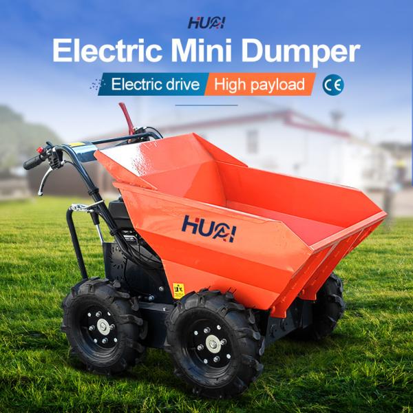 Quality 300-1000kg Mini Fully Electric Loader Four-Wheeled and Compact Design for Easy for sale