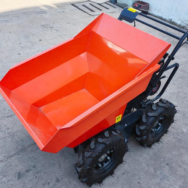 Quality Hand Pull Rope Recoil Start Mini Dumper Truck with Petrol Engine Power and 125L for sale