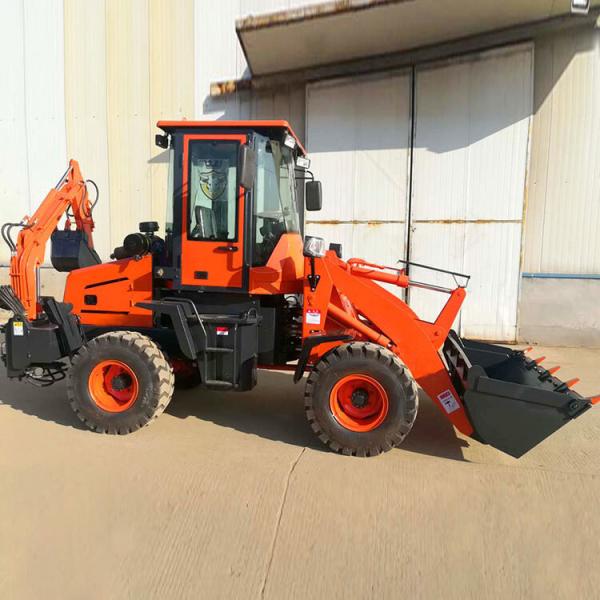 Quality HQ-WZ-10-20 Ce Epa 4wd Compact Four-wheel Articulated Mini Backhoe Loader With 4x4 for sale