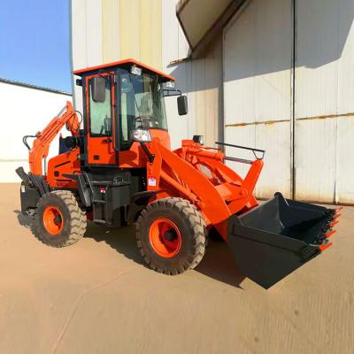 China HQ-WZ-10-20 Ce Epa 4wd Compact Four-wheel Articulated Mini Backhoe Loader With 4x4 for sale