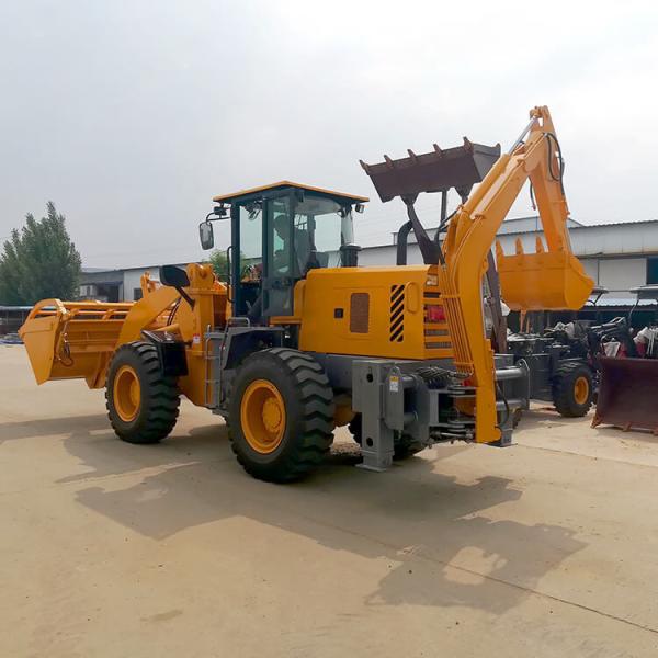 Quality HQ-WZ-25-30 4x4 Hydraulic Excavator Loader Integrated Machine Wheel Mini Backhoe Loader for sale