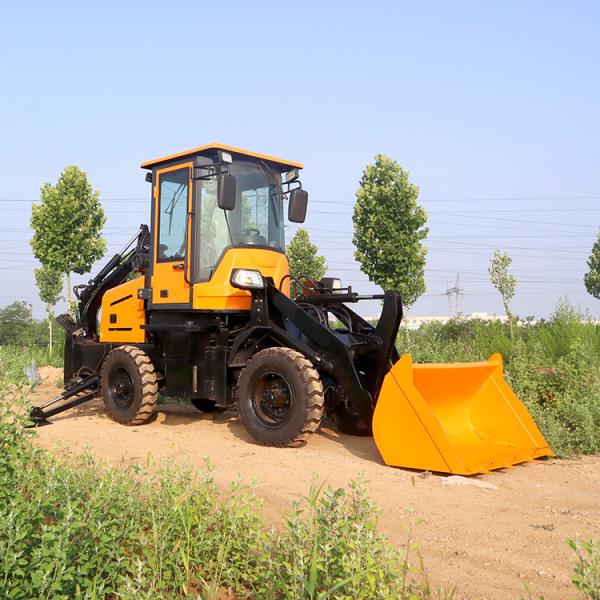 Quality Gradeability 30° HQ-WZ-8-12 Construction Mini Loader Backhoe Loader With Backhoe for sale