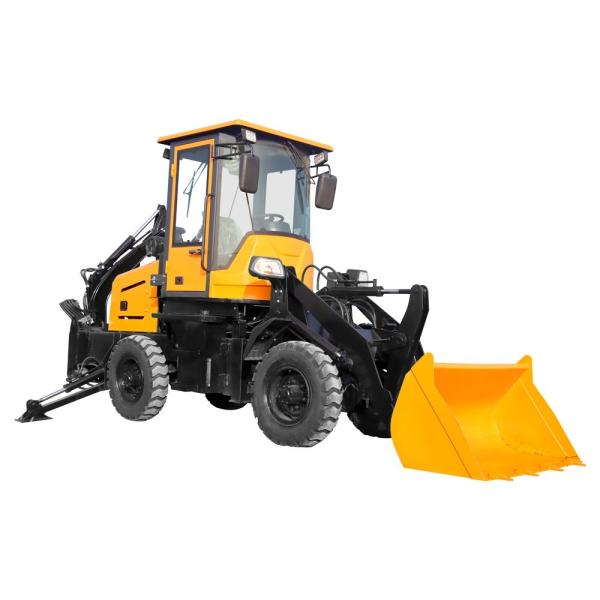Quality Gradeability 30° HQ-WZ-8-12 Construction Mini Loader Backhoe Loader With Backhoe for sale