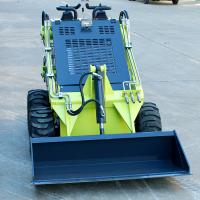 China High Operating Efficiency Diesel/Gasoline Wheel Tracked Small Skid Steer Loader for sale