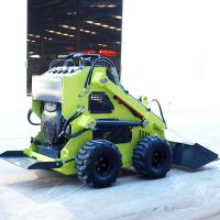 China High Operating Efficiency Diesel/Gasoline Wheel Tracked Small Skid Steer Loader for sale