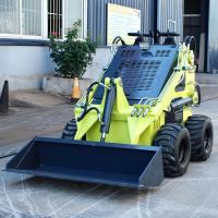 China Affordable Mini Diesel Loader with Skid Steer Loader Attachment and EPA Engine for sale