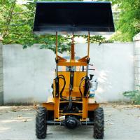 China Electric Start 1000kg Hydraulic Backhoe Loader Mini Front End Loader With Back Hoe for sale