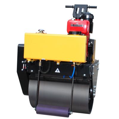China 500kg Small Walk Behind Road Roller Single Drum Soil Asphalt Compactor for Road Repair for sale