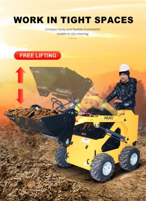 Cina Lavori di costruzione Mini Skid Steer Wheel Loader con HQ Valve idraulica e motore Epa in vendita