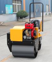 China Mini Double Drum Vibratory Road Roller Compactor for Soil Asphalt Compaction 0.7Ton for sale
