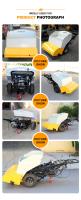 China Small Asphalt Paver with 2 x Hydrostatically Driven Front Wheels 1000 mm Working Width for sale