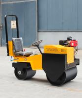 China Mini Double Drum Vibratory Road Roller Compactor for Soil Asphalt Compaction 0.7Ton for sale
