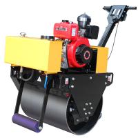 China Electric Start 0.5Ton Single Drum Road Roller Compactor for Small Construction Sites for sale