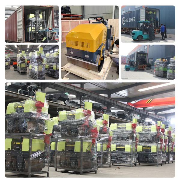 Quality 1 Ton Vibrating Tandem Compactor Ride On Road Roller Mini Asphalt Road Compactor for sale