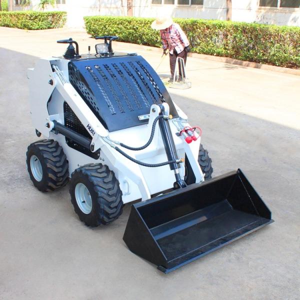 Quality BOXINHUASHENG Hydraulic Valve Skid Steer Landscape Rake Mini Loader Earth Moving for sale