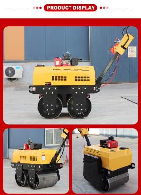 Cina 0.5 Tonnes Walk Behind Double Drum Vibratory Roller Road Roller con punto di vendita unico in vendita