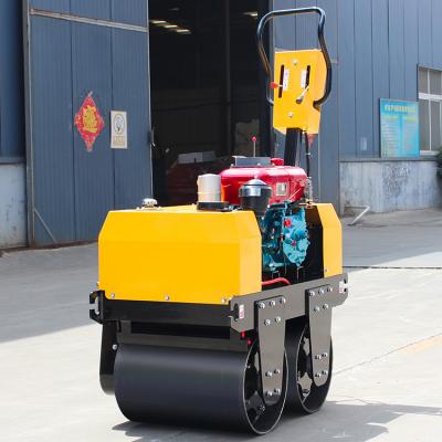 Cina 0.5 Tonnes Walk Behind Double Drum Vibratory Roller Road Roller con punto di vendita unico in vendita