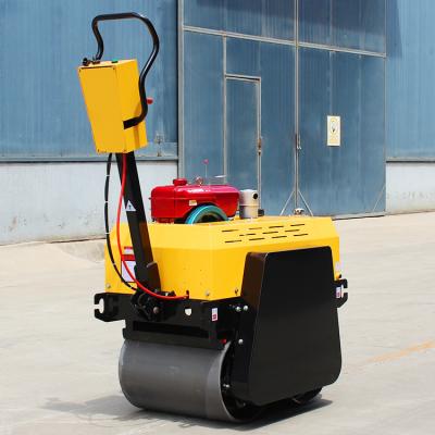 Cina 0.5 Tonnes Walk Behind Double Drum Vibratory Roller Road Roller con punto di vendita unico in vendita