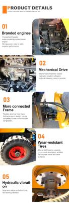 Cina HQ-YL4000 4 tonnellate Asphalt Road Roller Compactor Machine con vibrazione idraulica di 80KN in vendita