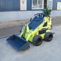China Mini Skid Steer Loader With Backhoe and Rotating Screening Bucket for Various Terrain for sale