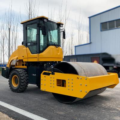 China CHANGCHAI 6 Ton Self-Propelled Vibratory Road Roller with Continuously Variable Speed for sale