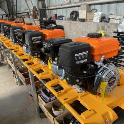 China 5.5-6.5 pk Benzine-/dieselmotor draagbare platencompressor voor bouwwerkzaamheden Te koop