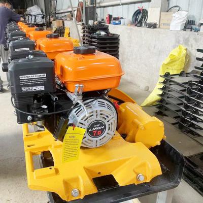 China 5.5-6.5 pk Benzine-/dieselmotor draagbare platencompressor voor bouwwerkzaamheden Te koop