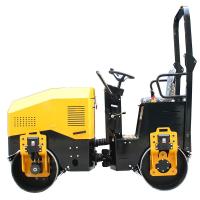 China 560mm Drum Diameter 2 Ton Compact Hydraulic Double Smooth Drum Vibratory Road Roller for sale
