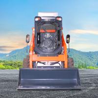 China Super Power Electric Mini Skid Steer Loader Compact Skid Steer Loader Front Mini Loader for sale