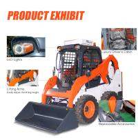 China Super Power Electric Mini Skid Steer Loader Compact Skid Steer Loader Front Mini Loader for sale