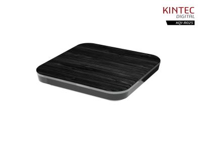 China Universal Wireless Cell Phone Charger High Charging Efficiency Wood Texture for sale