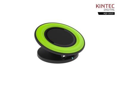 China Eco Friendly Fast Qi Wireless Mobile Charger , Thin Qi Charging Pad 112X112X35 Mm for sale