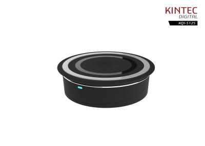 China Black Fast Charging Wireless Charger Spinning Base With LED Indicator for sale