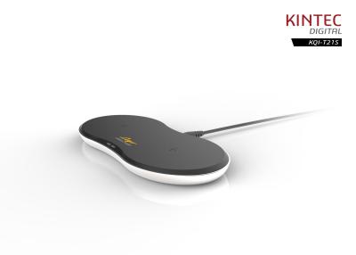 China Multifunction Dual Wireless Charging Pad , Qi Standard Wireless Charger for sale