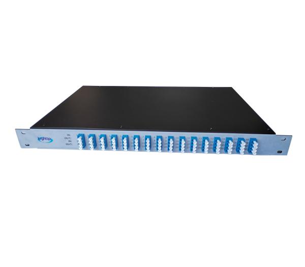 Quality 16×16 Array Waveguide Grating Router with C Band Wavelength for Bidirectional DWDM Connections for sale