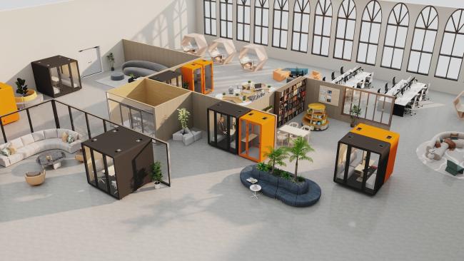 Customizable silence pods with modular production processes