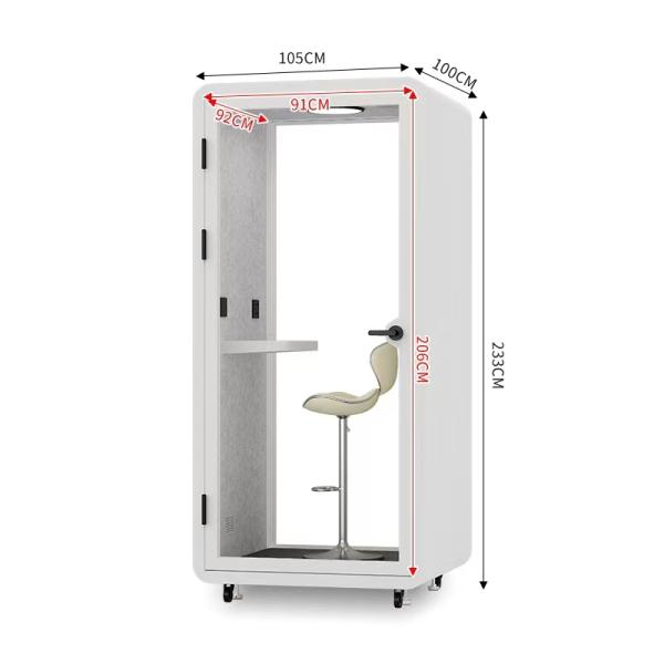 Quality Business Prefabricated Office Pod Customized Modern Prefab Modular Capsule Home for sale