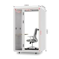 China Multi-functional Portable Soundproof Booth and Sleeping Pod with Customizable Features for sale