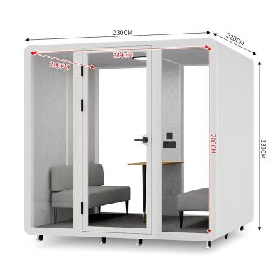 中国 オフィス用 音声防護電話ブース 携帯型移動型部屋 オフィス用 電話ブース 販売のため