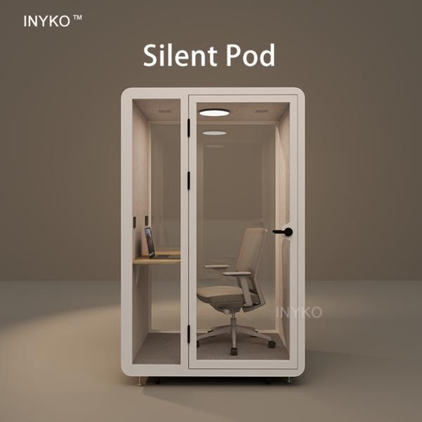 Quality Modern High Density Soundproof Karaoke Booth , Prefab Modular Capsule House for sale