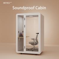 Quality Acoustic Work Pods Soundproof Affordable Office Phone Booth For Online Meetings for sale