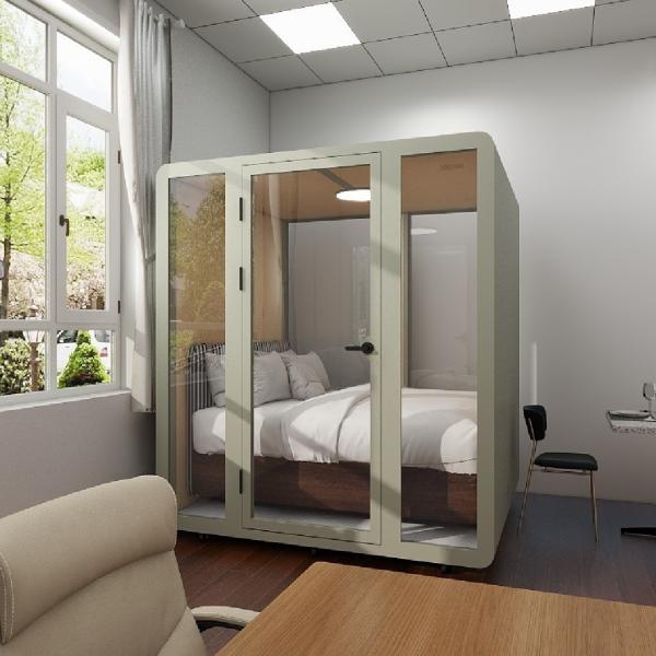 Quality 20dB - 45dB Soundproof Sleep Booth , Portable Privacy Booths For Office for sale
