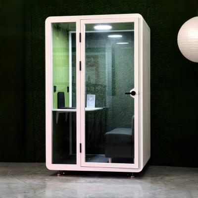 China Modern High Density Soundproof Office Pod Karaoke Booth Prefab Modular Capsule House for sale