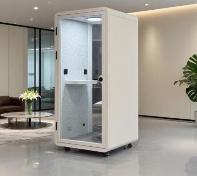 China Portable Soundproof Booth with 40dB Noise Reduction and 1 Year Warranty for Office Pods for sale