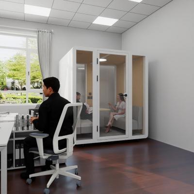 Cina Cabina insonorizzata multifunzionale con capacità per 2 persone e garanzia di 5 anni per l'uso in ufficio in vendita