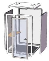 China Multi-functional Portable Soundproof Booth and Sleeping Pod with Customizable Features for sale