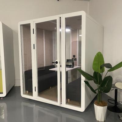 China Modular Soundproof Booth with High Soundproofing Level and Modern Sleek Design for Office Pod for sale