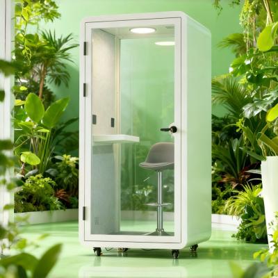 China STC35dB Sound Insulation Office Pod with LED Lighting System and Wheelchair Accessible Modular Cabin for sale